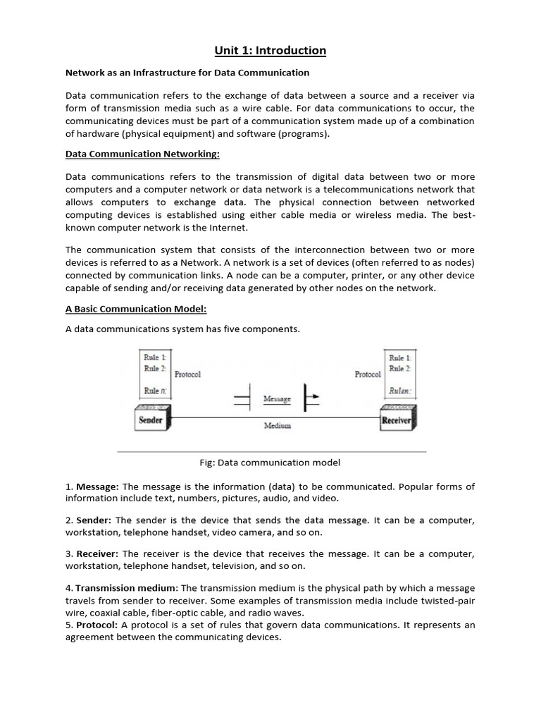 Data Communication Networking Basics | PDF | Computer Network | Network ...
