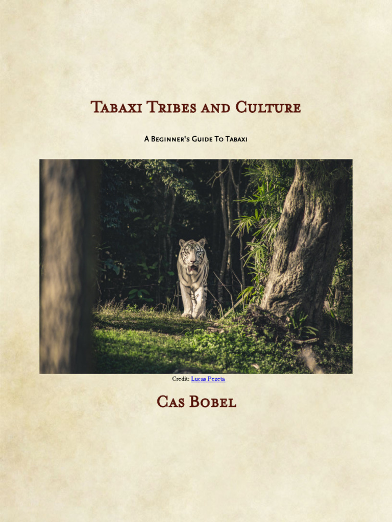 2091458-Tabaxi Tribes and Culture Updated 022323 | PDF | Hunting ...