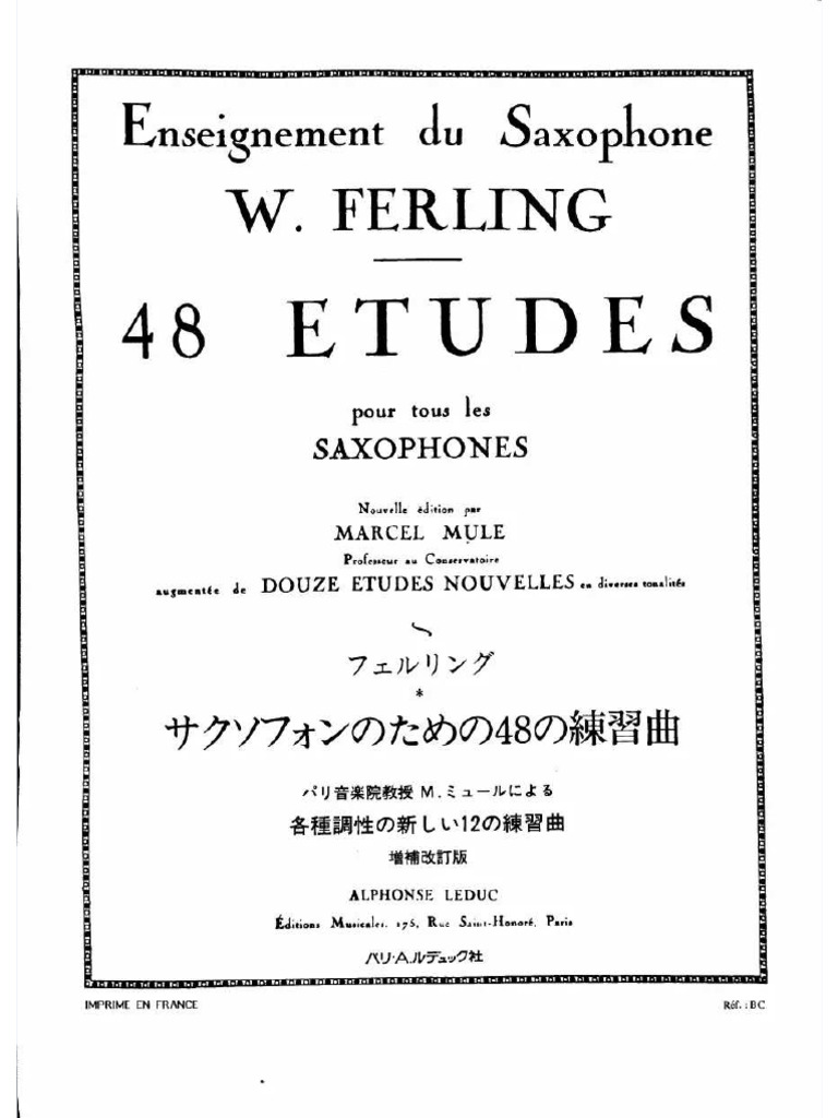 Ferling 48 Etudes | PDF