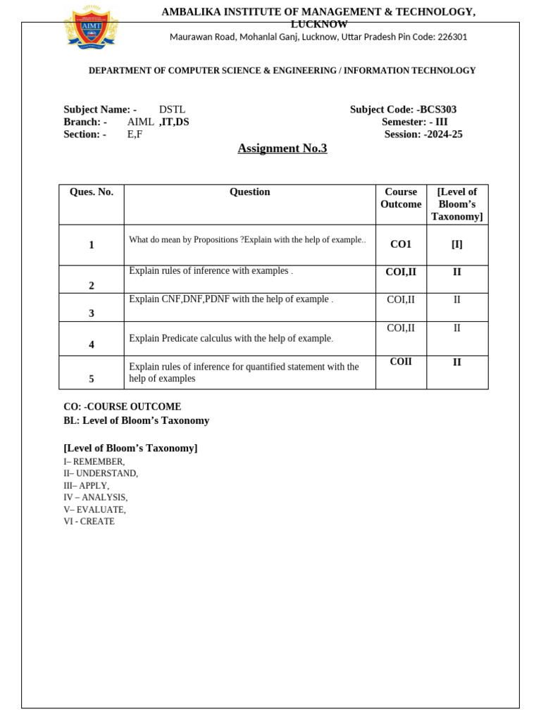 Third Assignment E F Dstl Pdf 7718