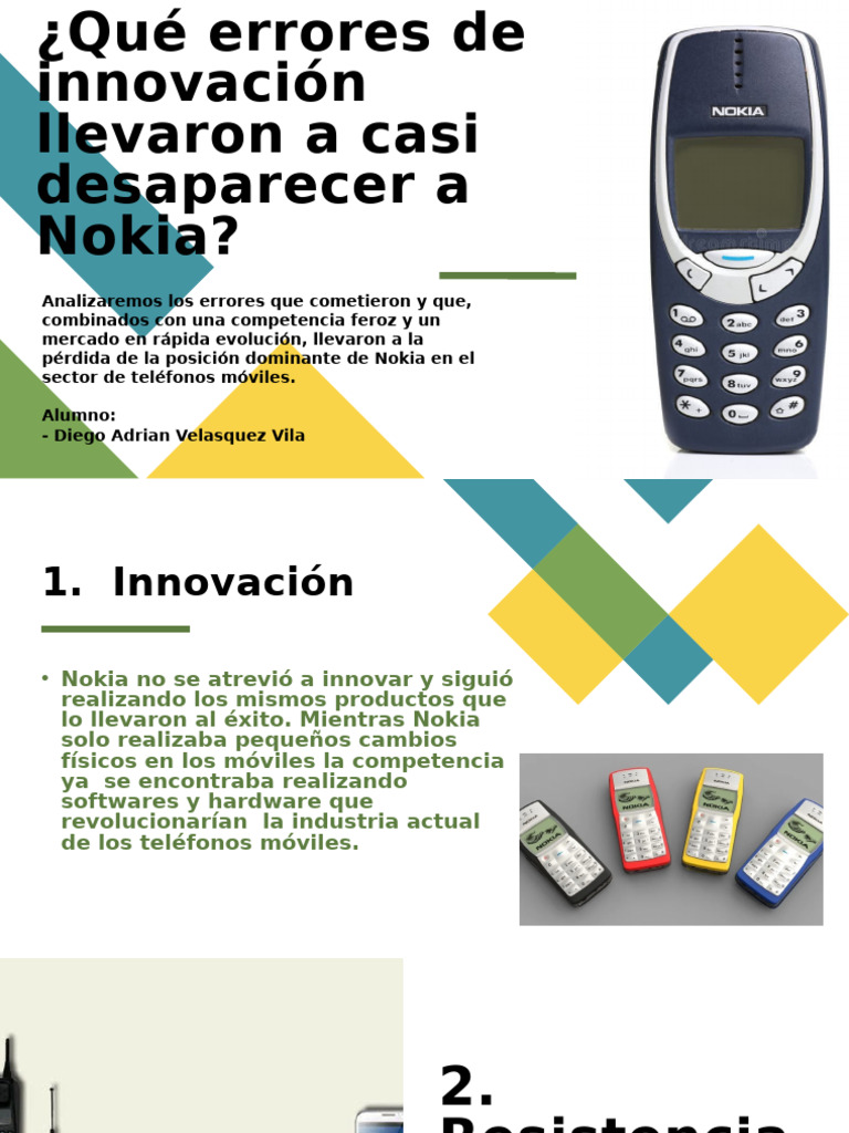 CASO NOKIA - Diego Adrian Velasquez Vila | PDF | Nokia | Smartphone