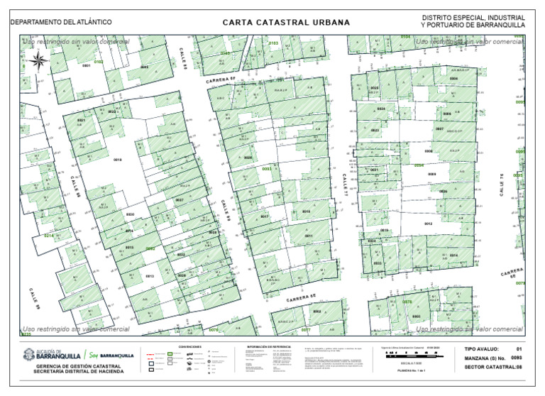 Carta Catastral Plancha | PDF