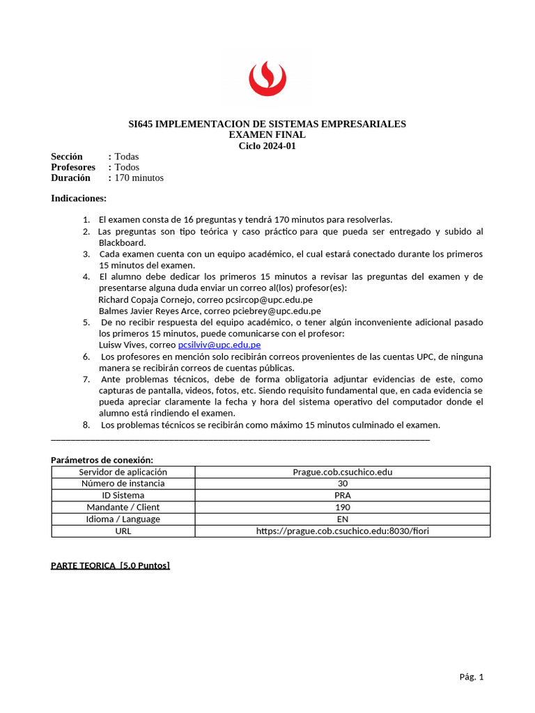 Examen Final ISE | PDF | Software | Informática