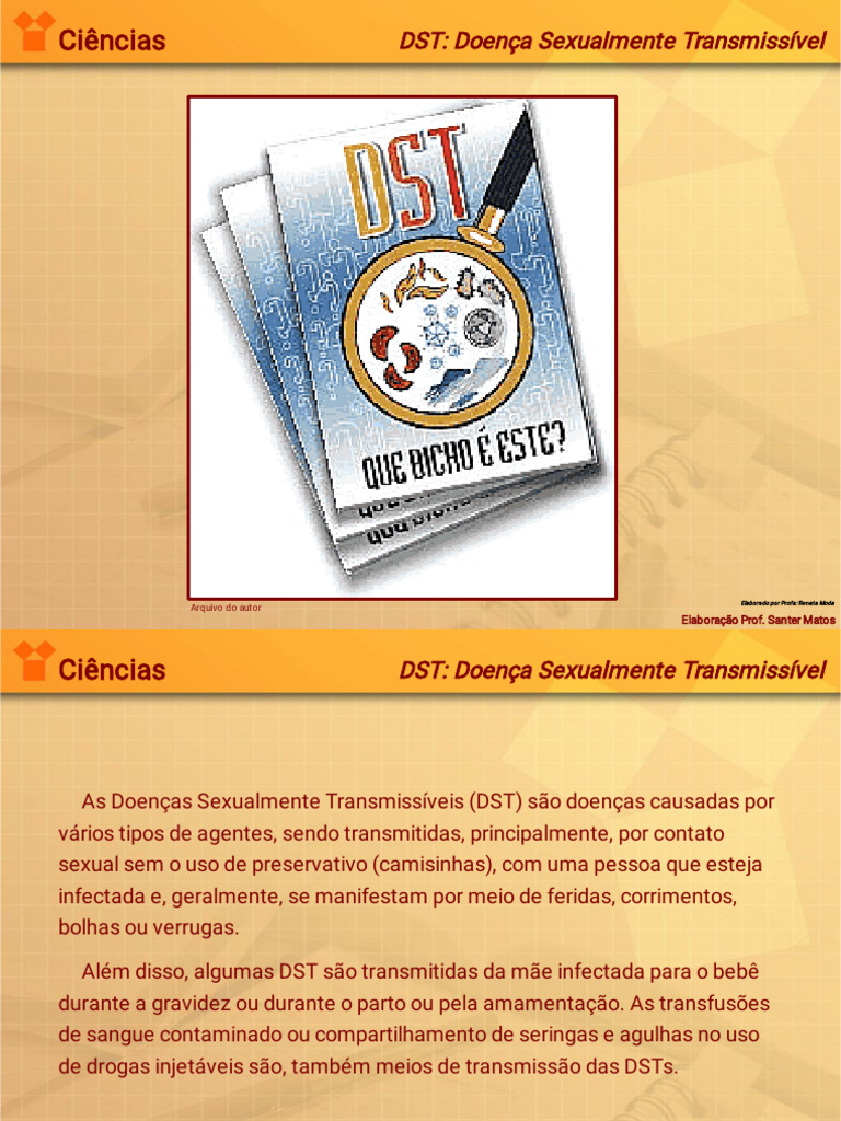 Sintomas e Prevenção das DSTs | PDF | Infecção sexualmente ...
