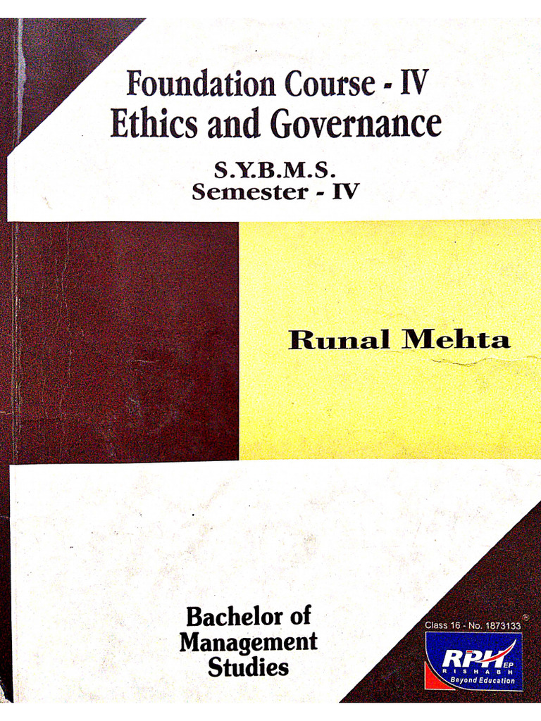 Chapter 1 - Introduction To Ethics | PDF