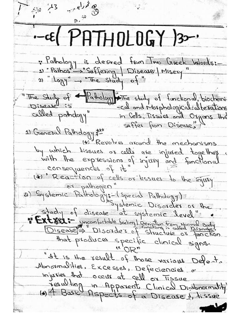 Pathology Notes | PDF
