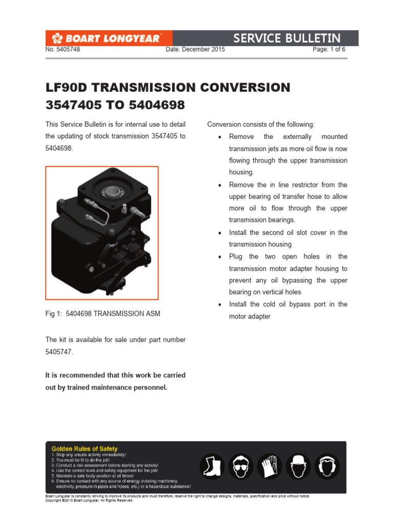 LF90D Transmission Service Alert #5405748 | PDF | Manufactured Goods ...