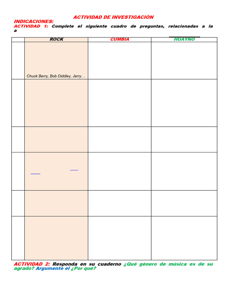 Activ-Exten 02 | PDF | La música rock | Blues