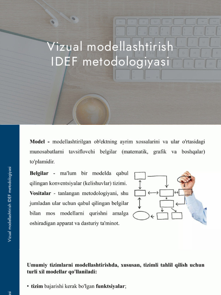 Vizual Modellashtirish IDEF Metodologiyasi | PDF