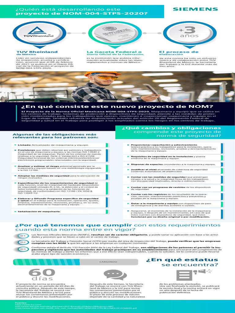 Infografia NOM 004 STPS | PDF | México