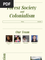 Forest_Society_and_Colonialism_Project | PDF | Forests | Deforestation