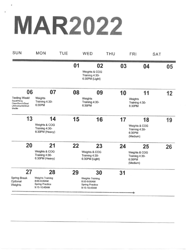 2022 Spring and Summer Schedule | PDF