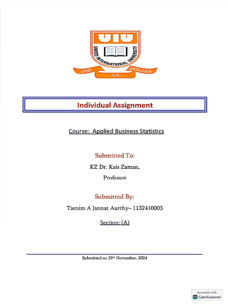 Applied Statistics | PDF