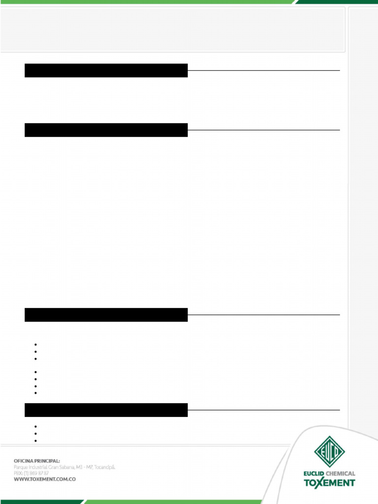 Verticoat No 1 | PDF | Hormigón | Agua