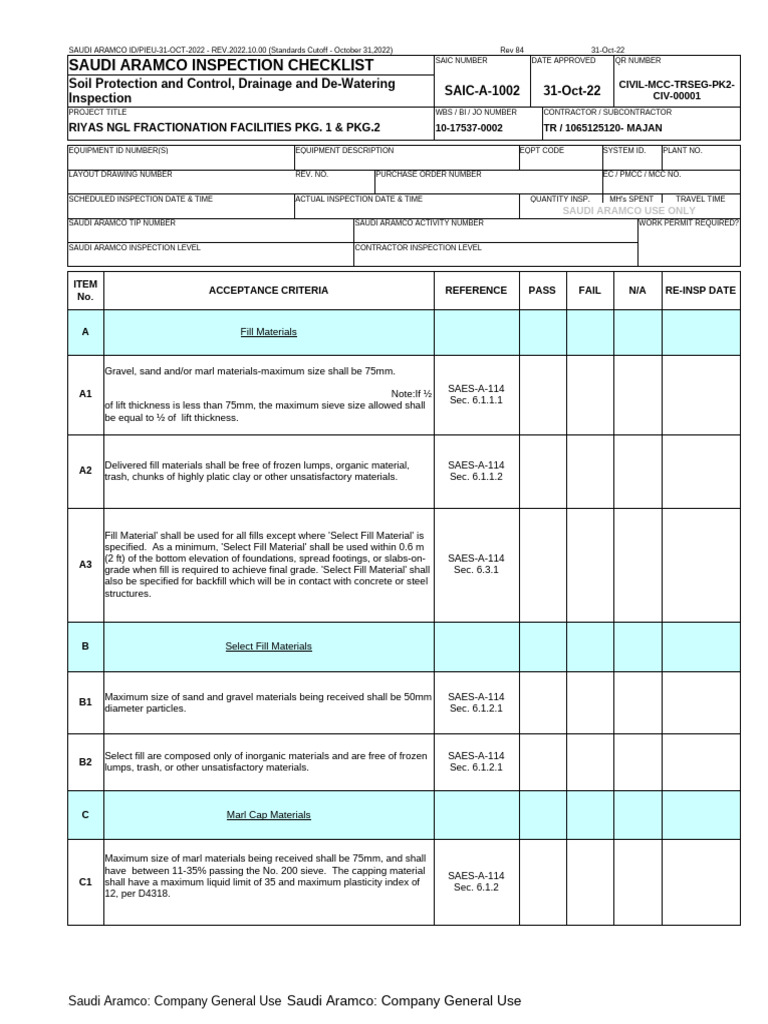 SAIC-A-1002 | PDF | Soil | Natural Materials