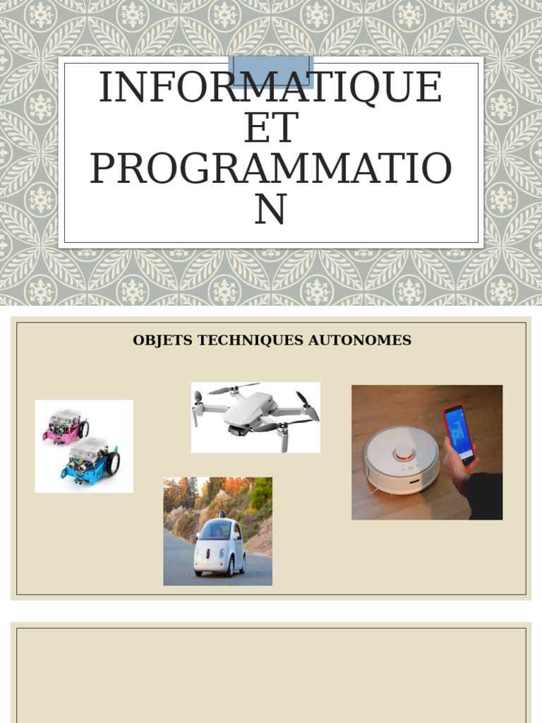 Présentation Programmation SCRATCH 4eme | PDF | Structure de contrôle | Programme informatique