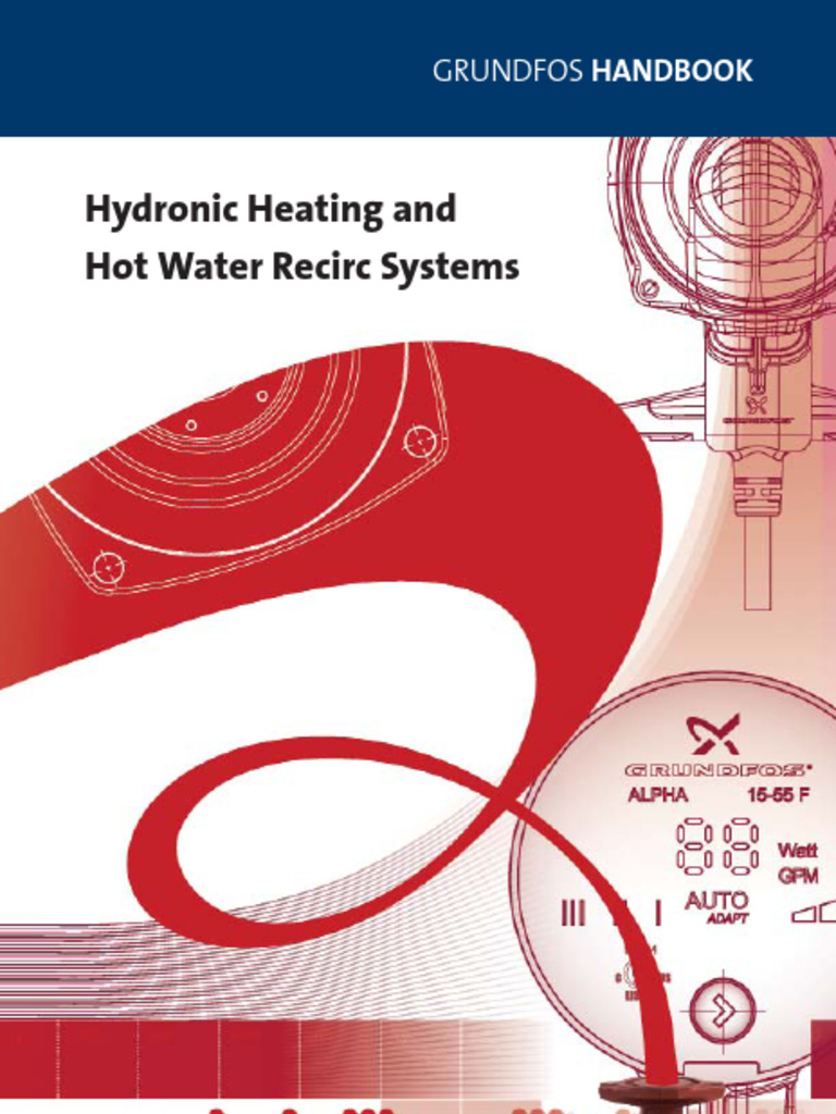 Grundfos Hydronic Heating Handbook | PDF | Water Heating | Boiler