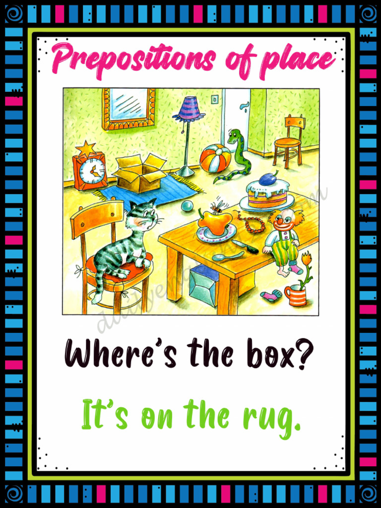 Prepositions of Place 14 | PDF