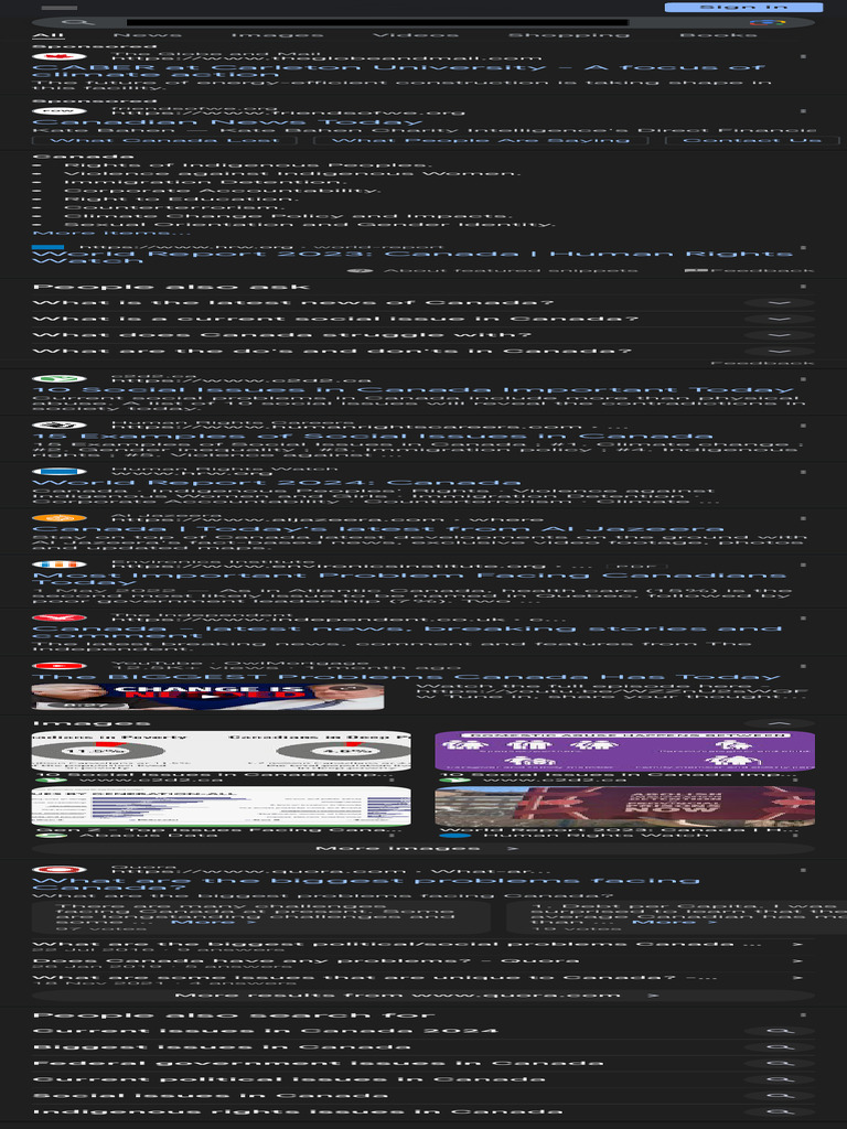 canada problems now - Google Search | PDF