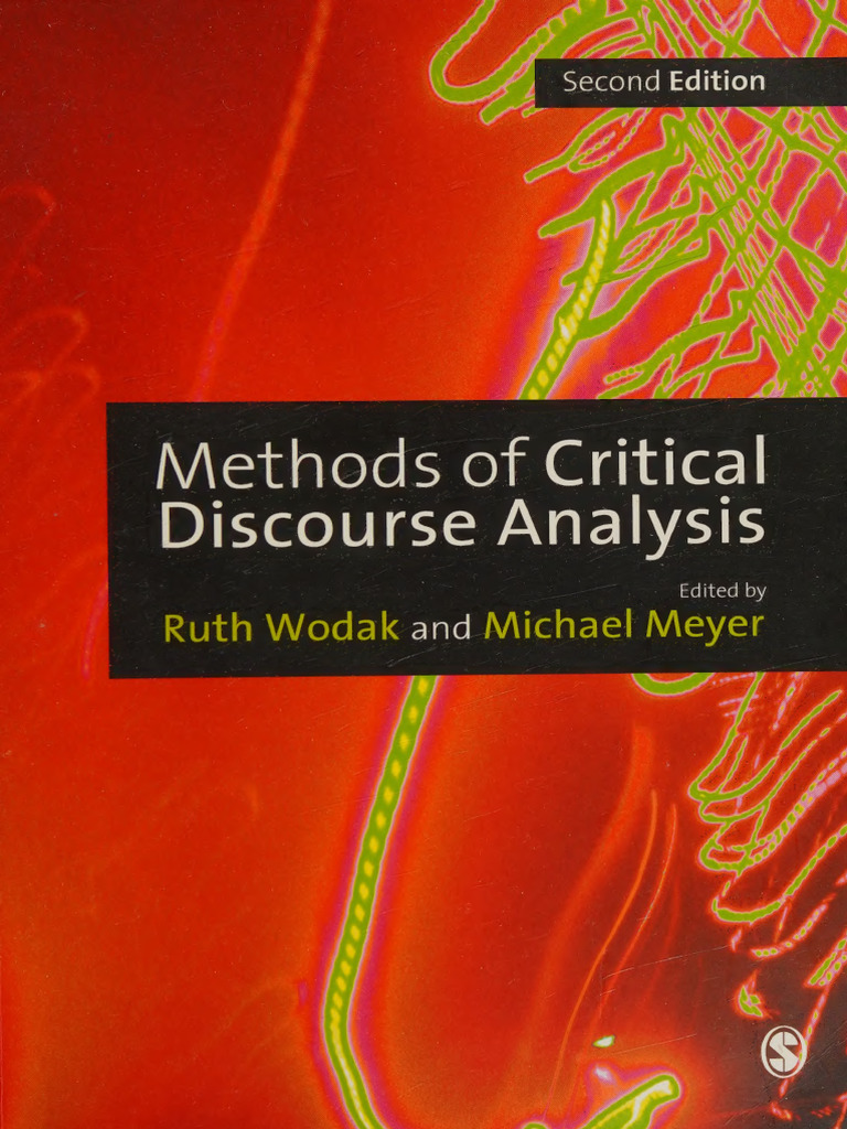 Methods of Critical Discourse Analysis, 2nd Edition | PDF | Communication | Linguistics