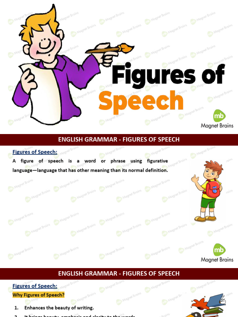 40_English Grammar - Figures of Speech | PDF | Anthropomorphism | Speech