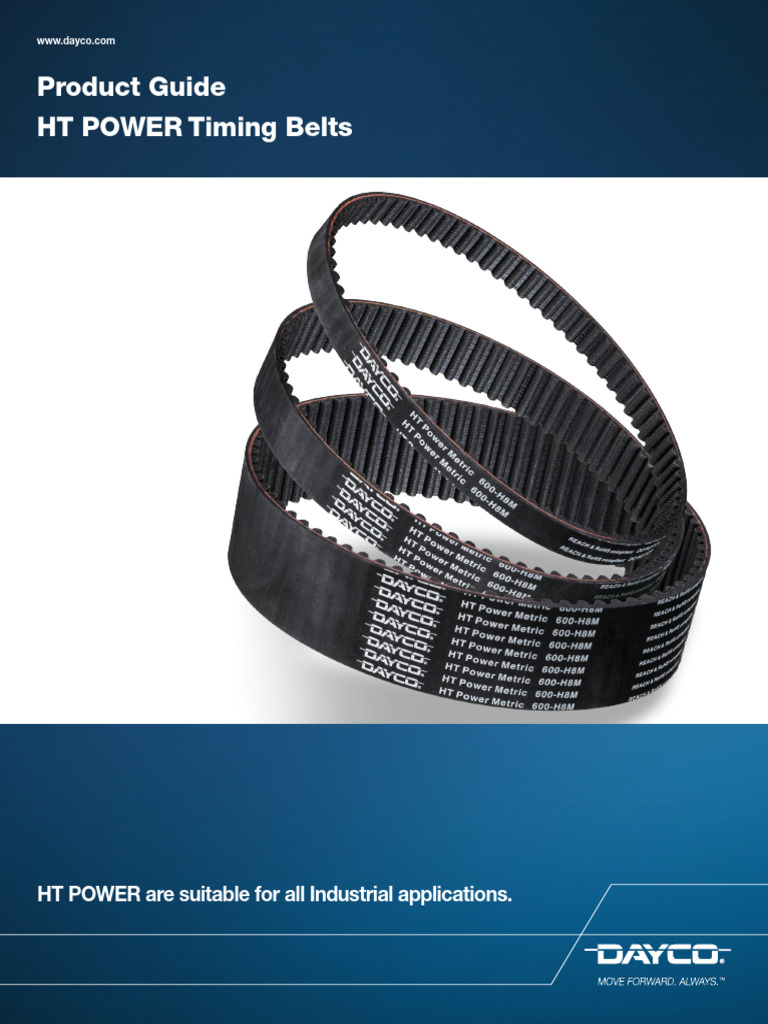 Product Guide Dayco HT Power Complete Range | PDF | Materials