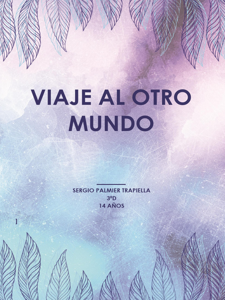 Viaje al Otro Mundo: Relato Juvenil | PDF