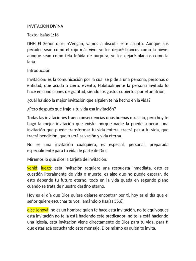 INVITACION DIVINA | PDF | Pecado | Cristo (título)