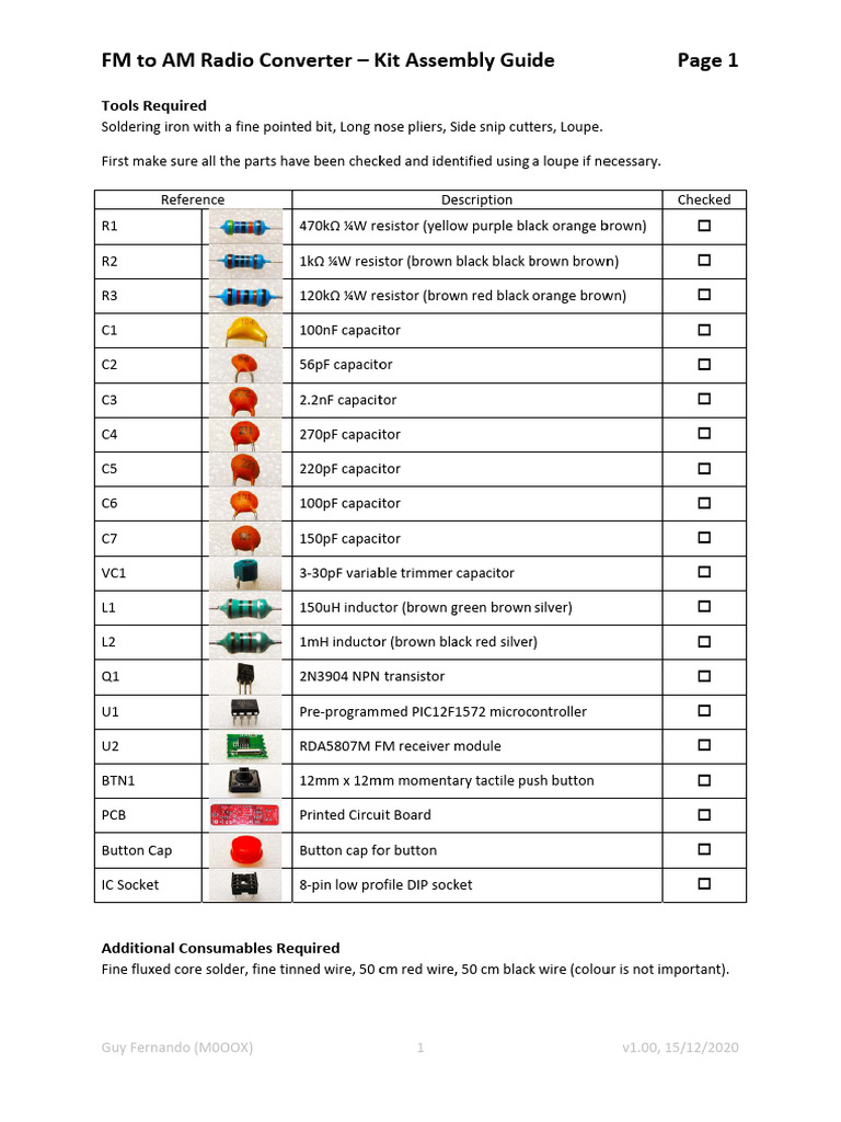 Kit_Assembly_Guide | PDF | Printed Circuit Board | Electrical Engineering