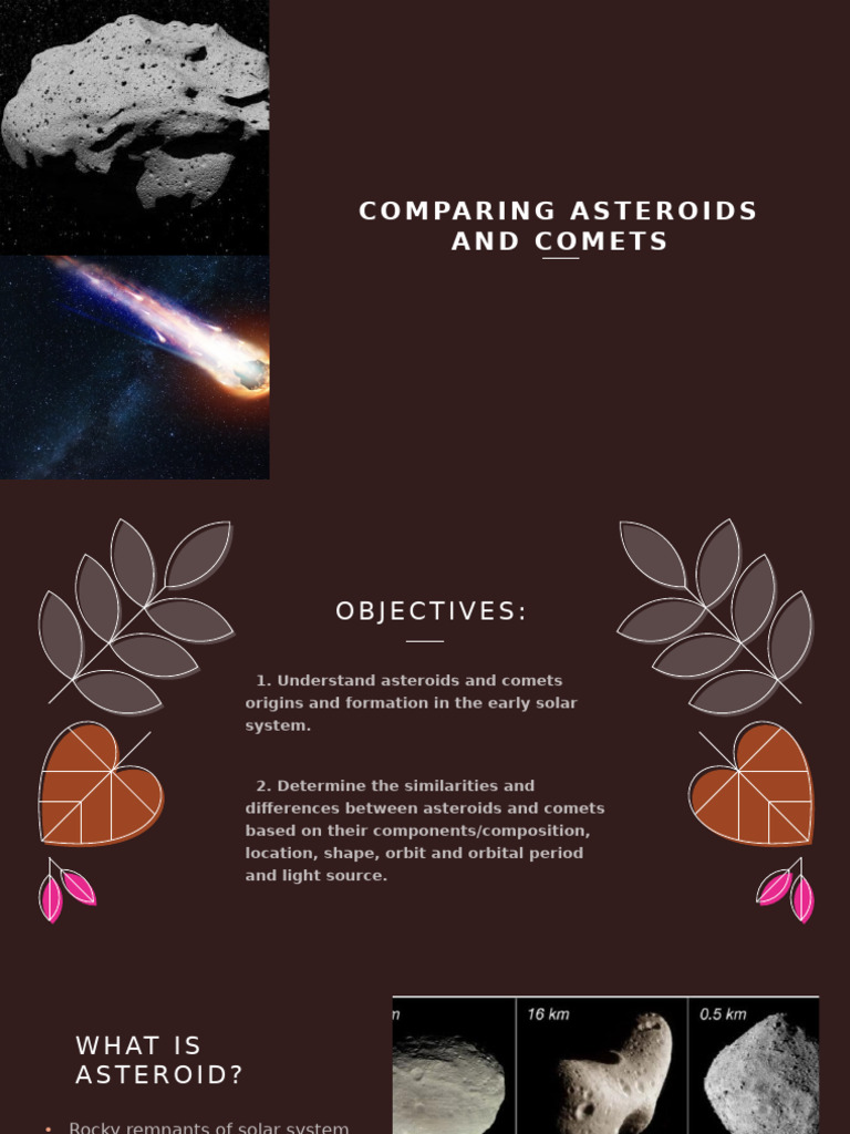 Presentation | PDF | Comet | Asteroid