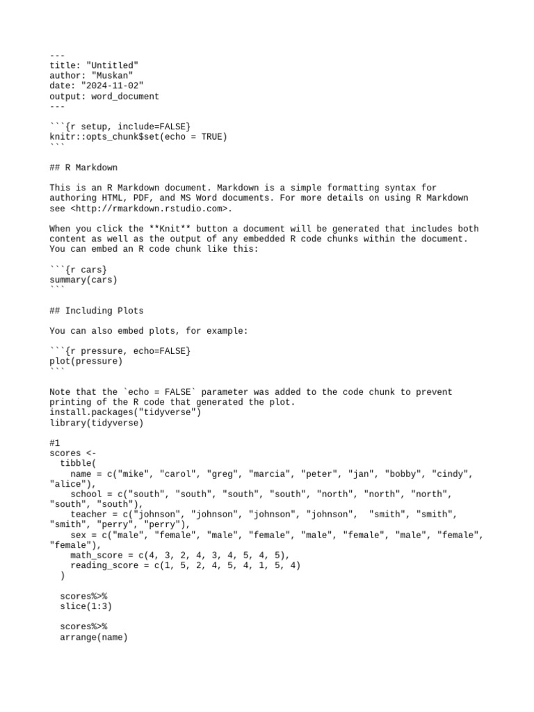 assignment5.Rmd | PDF | Computer Programming | Computing