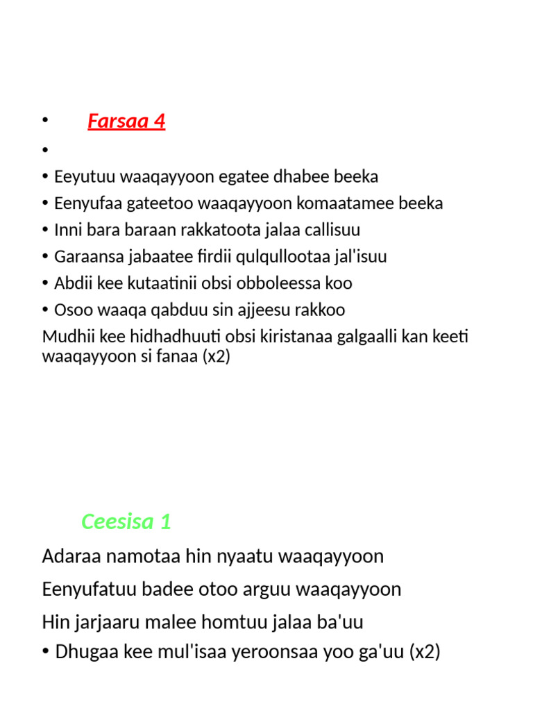 Farsaa 4 | PDF