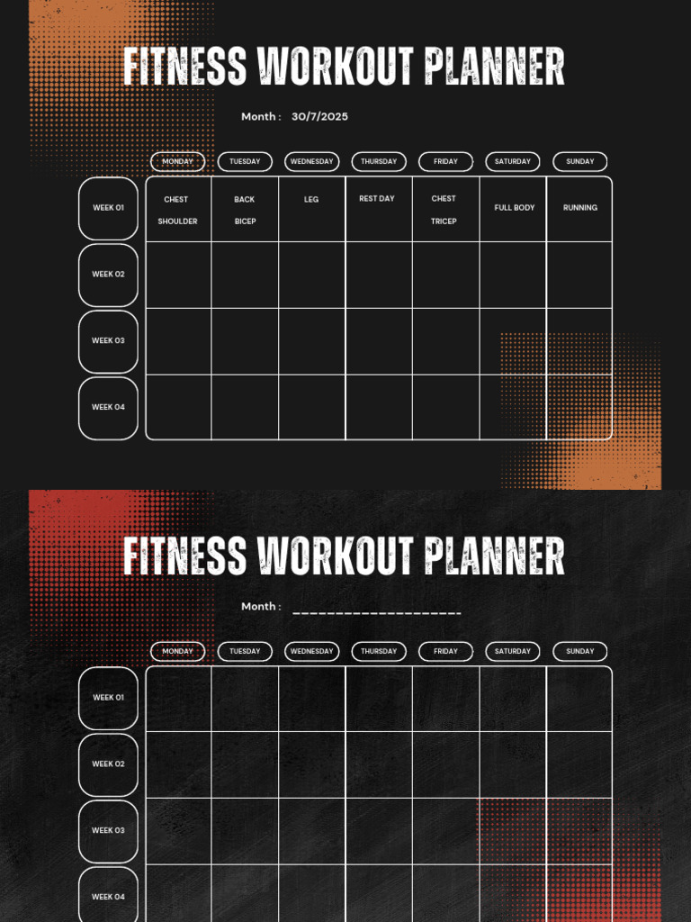 Workout Planner | PDF