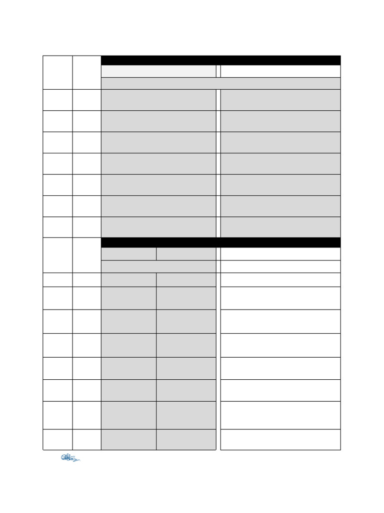 Timetable Midterm 2024 Morning | PDF