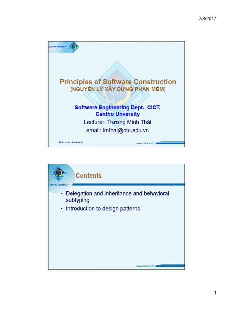 4-Reusable in design (Delegation - inheritance and behavioral subtyping) Part I- 2016-12-01 ...