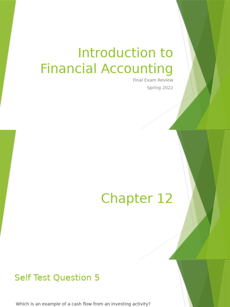 Final Exam Review Session Spring 2022 | PDF | Debits And Credits ...
