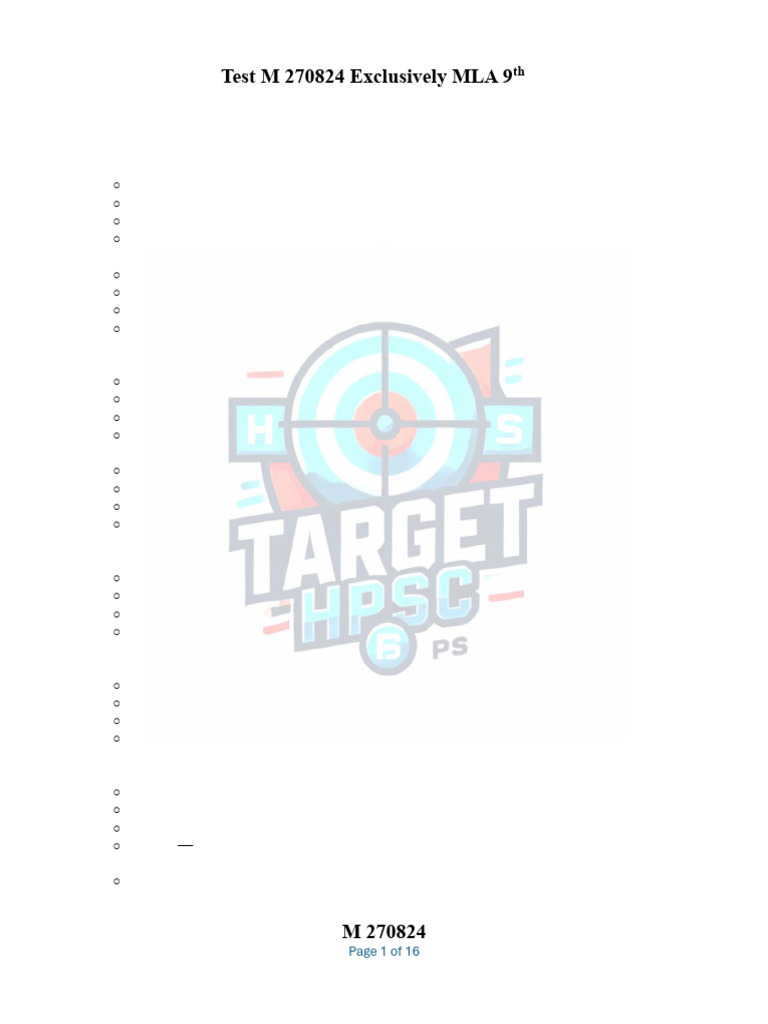 M 270824 Exclusively MLA 9th | PDF | Citation | Bracket