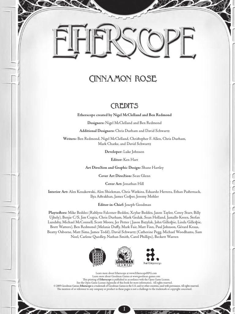 Etherscope - Cinnamon Rose | PDF | Demons