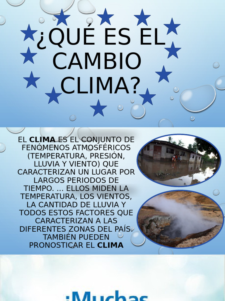 ¿Qué es el clima? Explicación para niños | PDF
