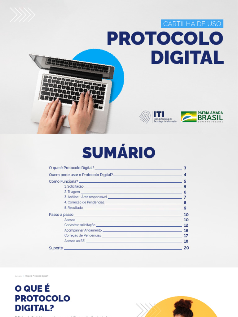 ITI - Protocolo digital (cartilha) | PDF | Tecnologia da Informação ...