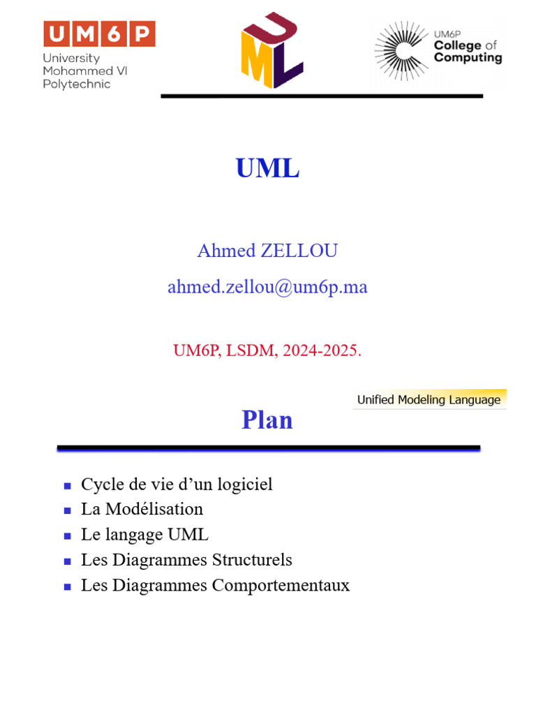 Introduction à UML et ses diagrammes | PDF | Langage de Modélisation ...