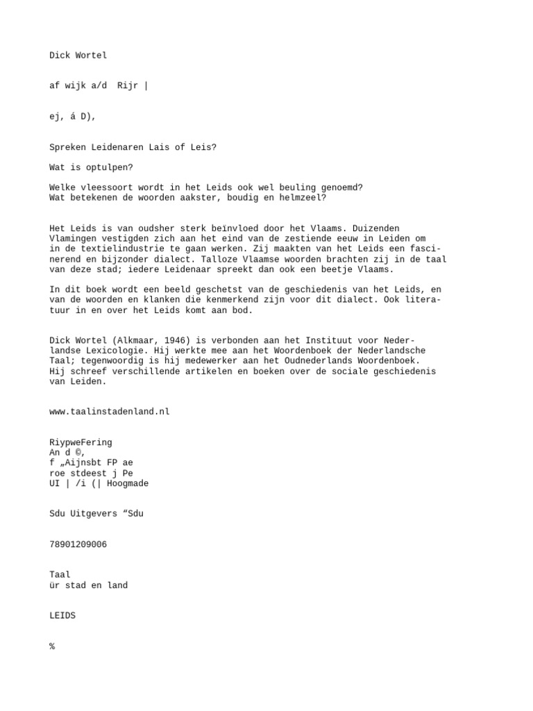 LEIDS-TAAL IN STAD EN LAND_djvu | PDF