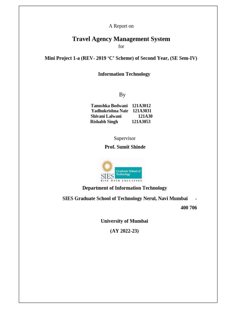 Mini Project Report Rishabh | PDF | Tourism