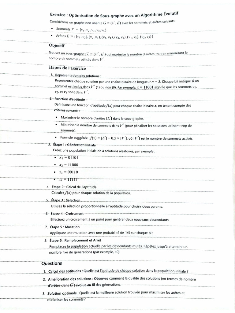 TD2 Méta-heuristiques | PDF