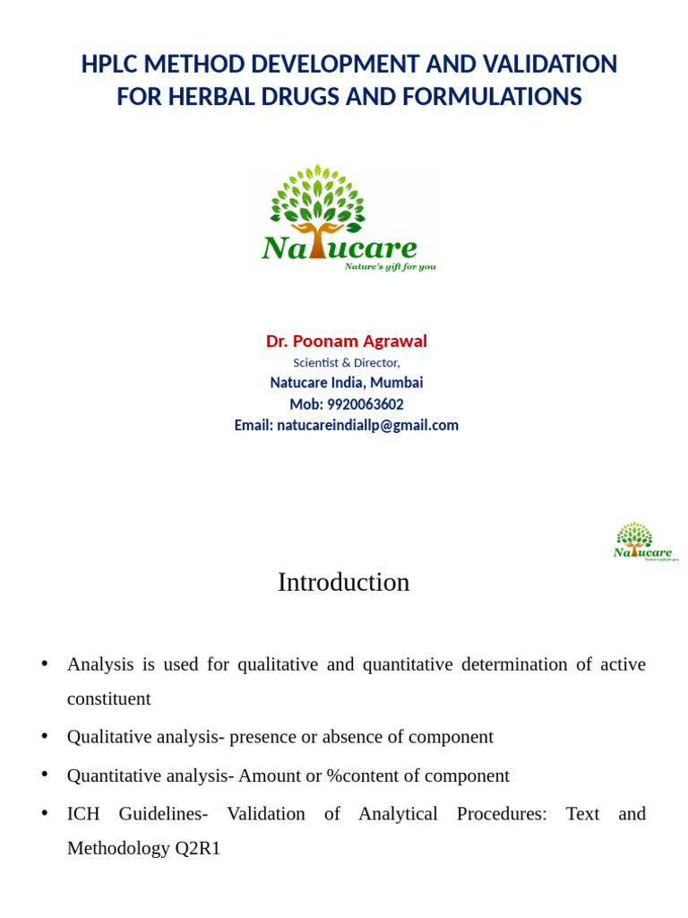 Analytical Protocol Pdf High Performance Liquid Chromatography 8967