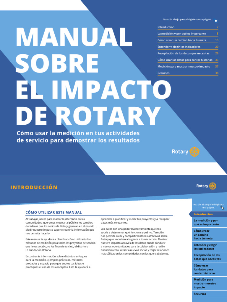 Rotary Impact Handbook Es | PDF | Evaluación | Objetivo