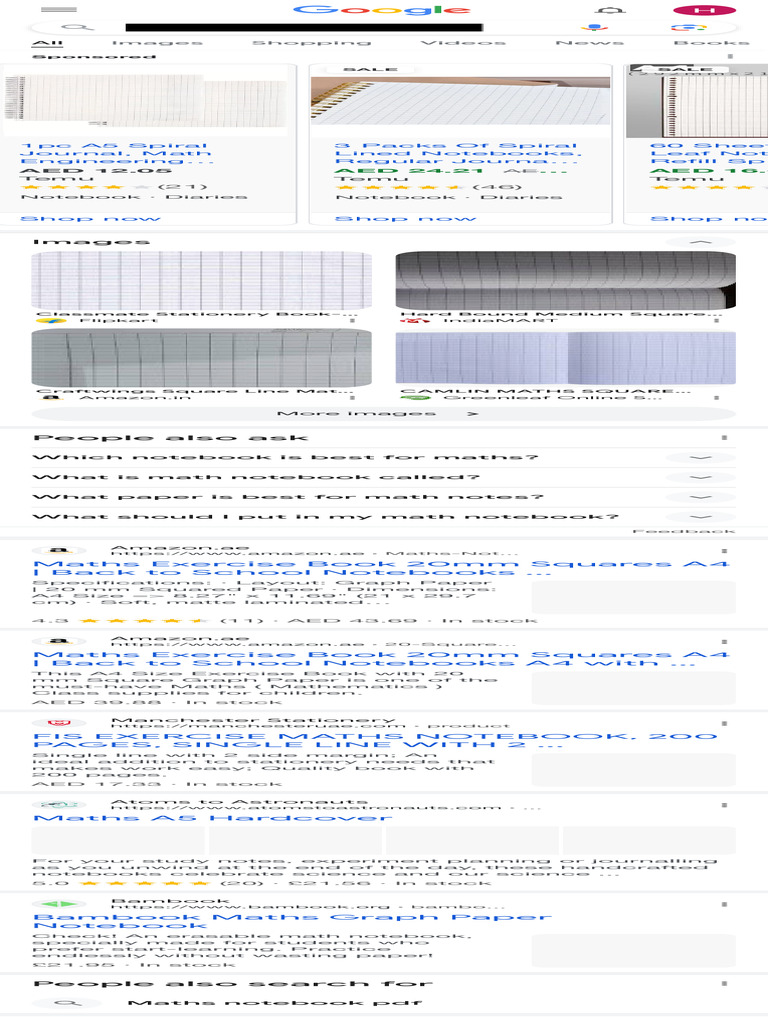 Maths Notebook - Google Search | PDF | Notebook | Stationery