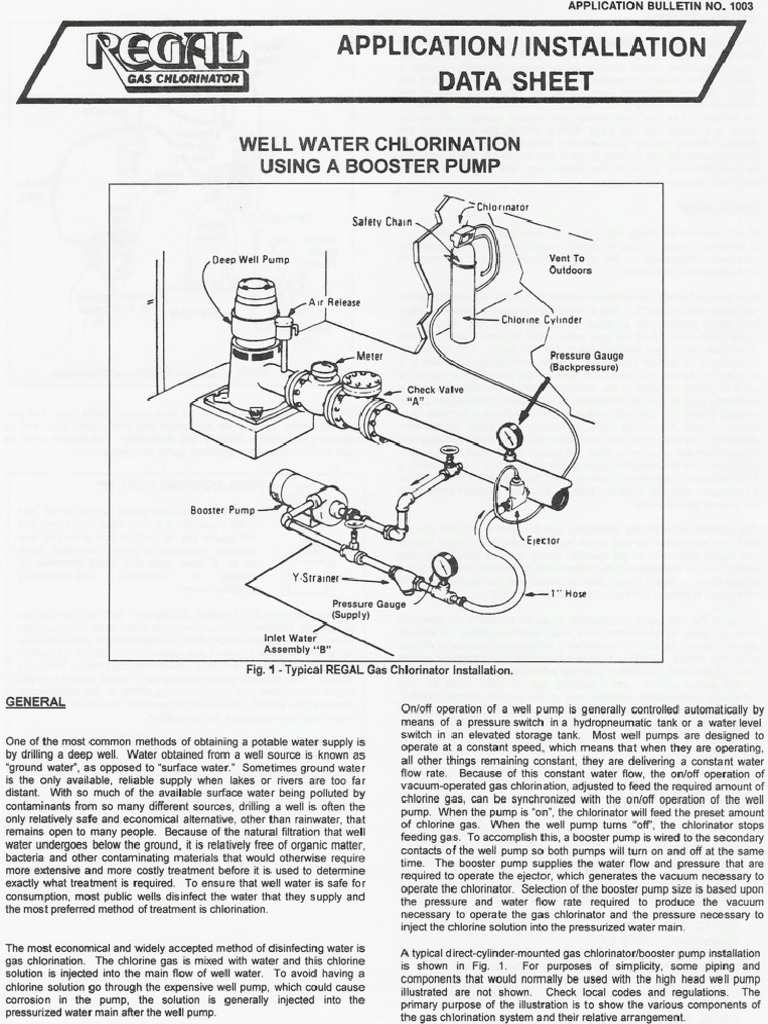 01 Regal Ab - 1003 - Wellwater - Pump | PDF
