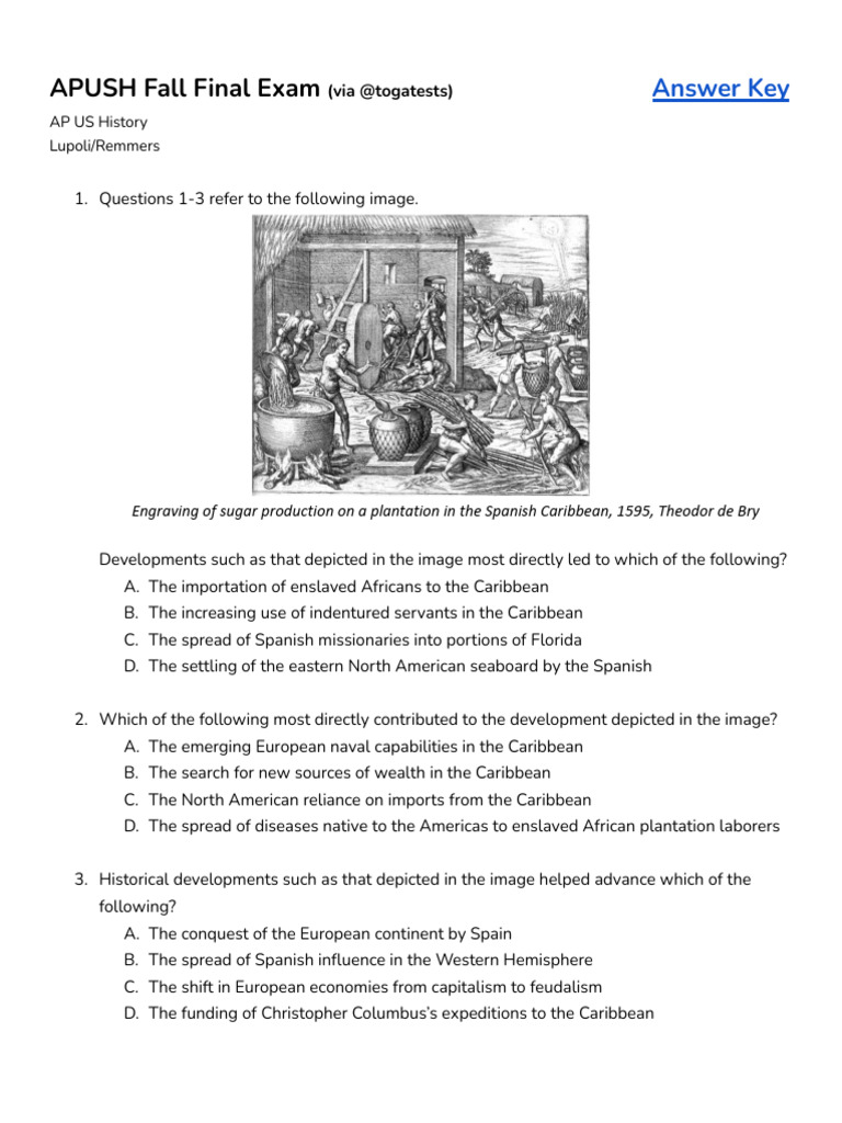 APUSH Exam Review: Key Concepts | PDF | Native Americans In The United ...