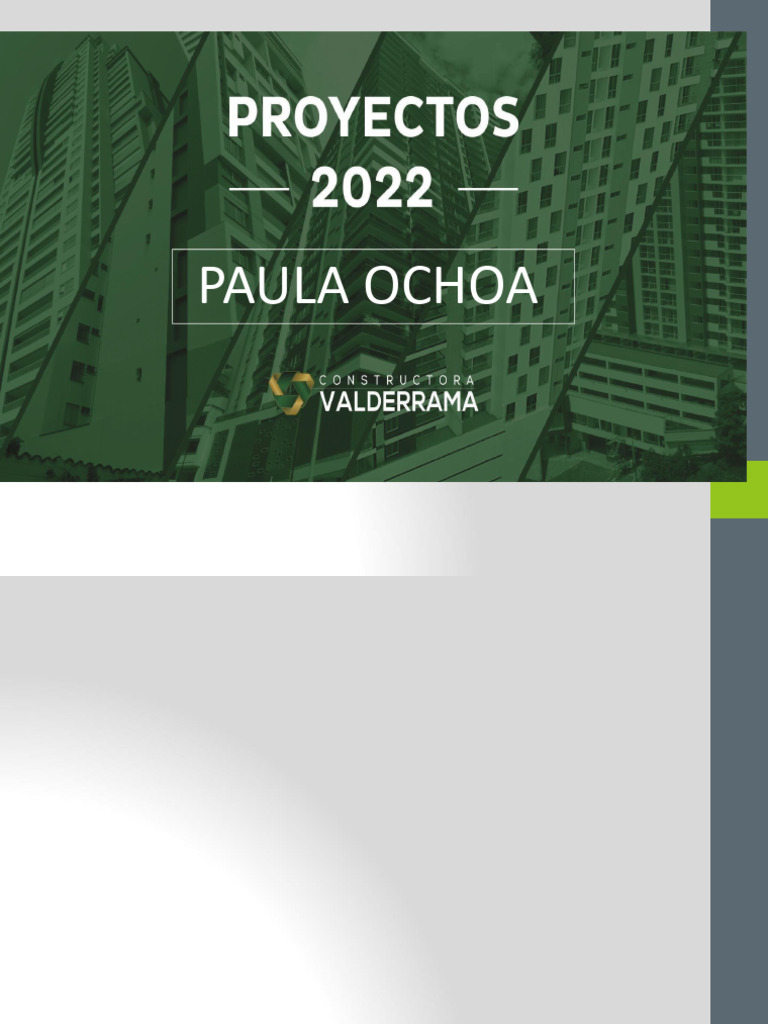 Proyectos de Vivienda Constructora VALDERRAMA ( NOVIEMBRE 2022) | PDF | Edificios y estructuras